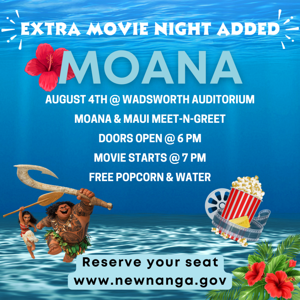 Moana Movie Night at Wadsworth Auditorium | Explore Newnan-Coweta